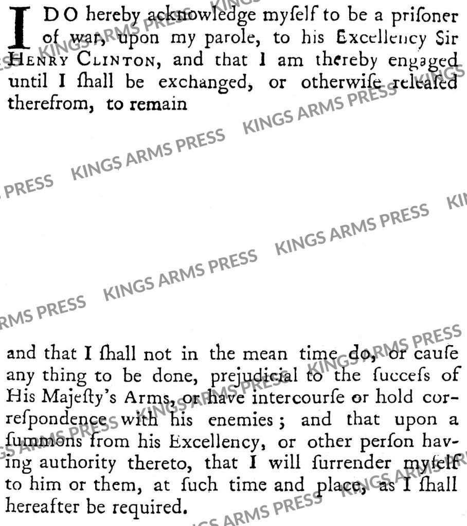 Prisoner Parole - Kings Arms Press