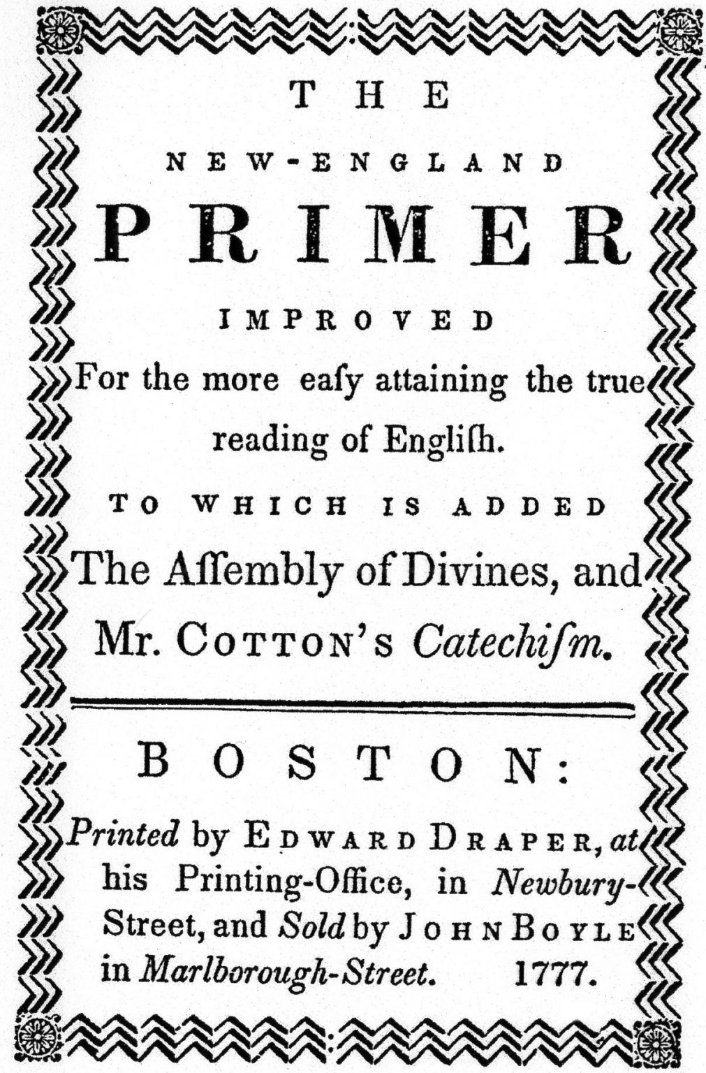 The New England Primer - Kings Arms Press